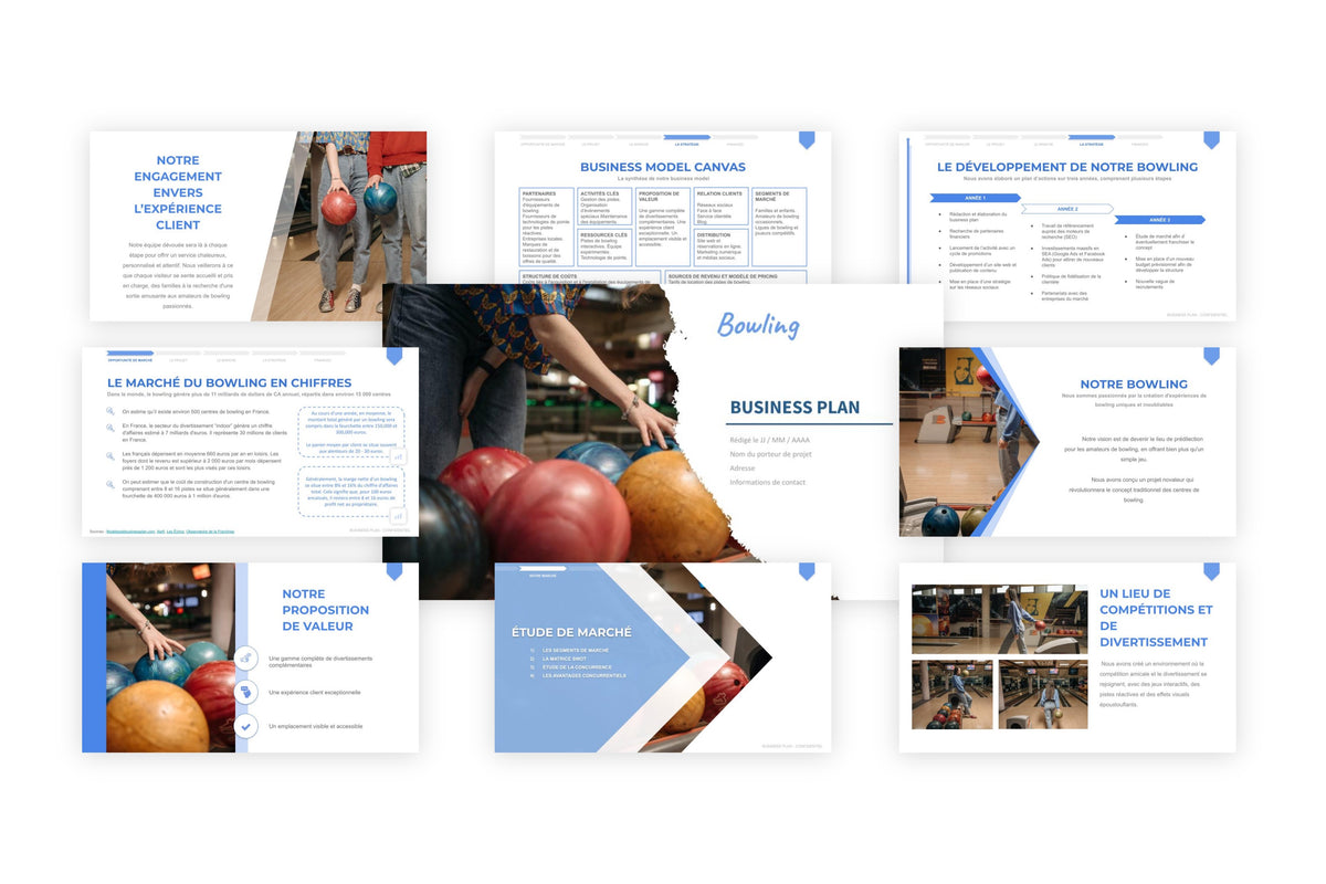 Votre Business Plan Bowling (35 pages) à télécharger