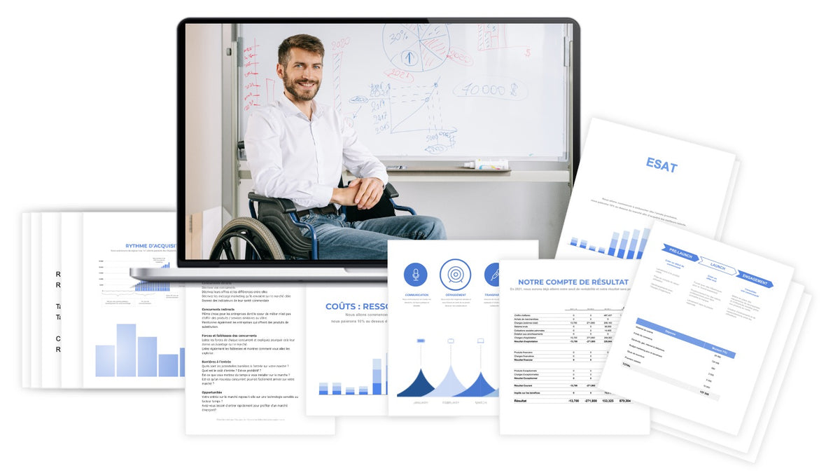Un business plan financier pour un ESAT (Excel)